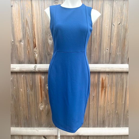 Calvin Klein Dresses Final Price Calvin Klein Dark Royal Blue Knee Length Cocktail Dress